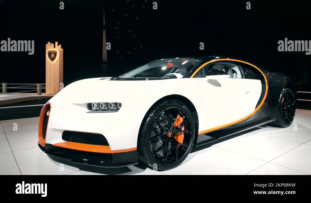 Bugatti Chiron Sport hypercar Stock Video Footage - Alamy