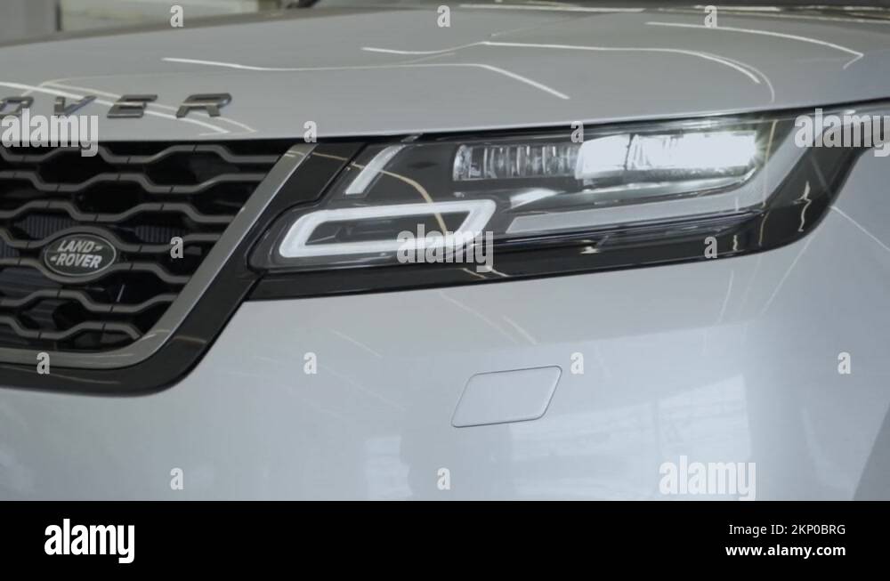 land rover velar headlights, modern range rover, british luxury car ...