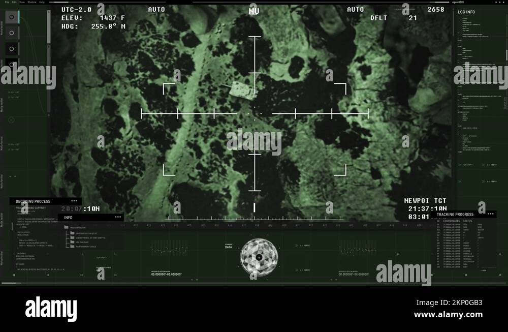 Modern Army Target Detection System Focuses On Military Merkava Tank ...