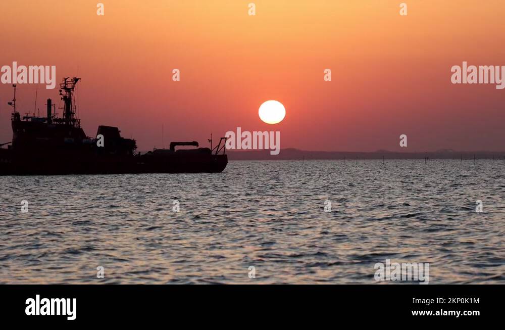 Ship silhouette summer sun vessel Stock Videos & Footage - HD and 4K ...