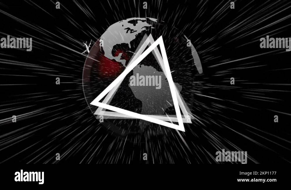 Vector world globe triangular map Stock Videos & Footage - HD and 4K ...