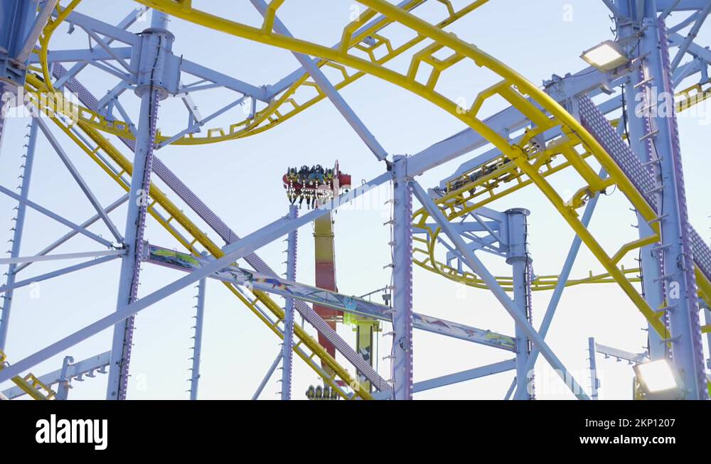 Funfair roller coaster Stock Videos & Footage - HD and 4K Video Clips ...