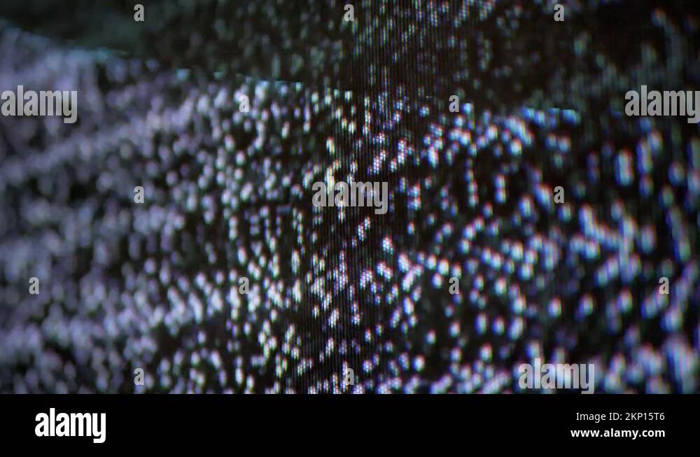 Pixels, Static Flickering Noise Interference, Distortion, Bad, No TV ...