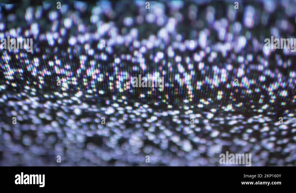 Pixels, Static Flickering Noise Interference, Distortion, Bad, No TV ...