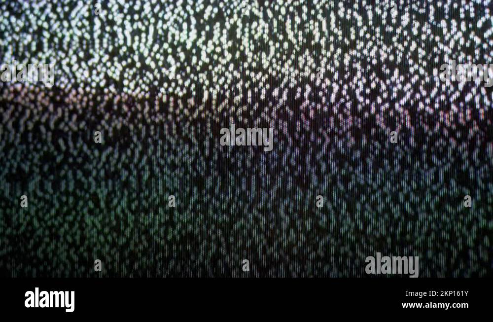 Pixels, Static Flickering Noise Interference, Distortion, Bad, No TV ...