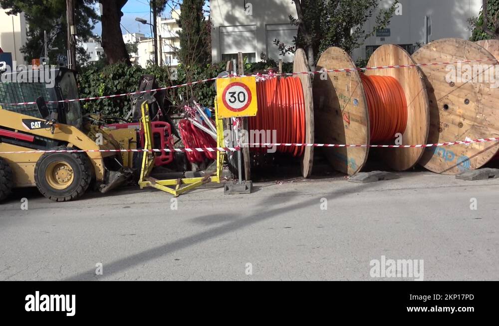 Cable reels Stock Videos & Footage - HD and 4K Video Clips - Alamy