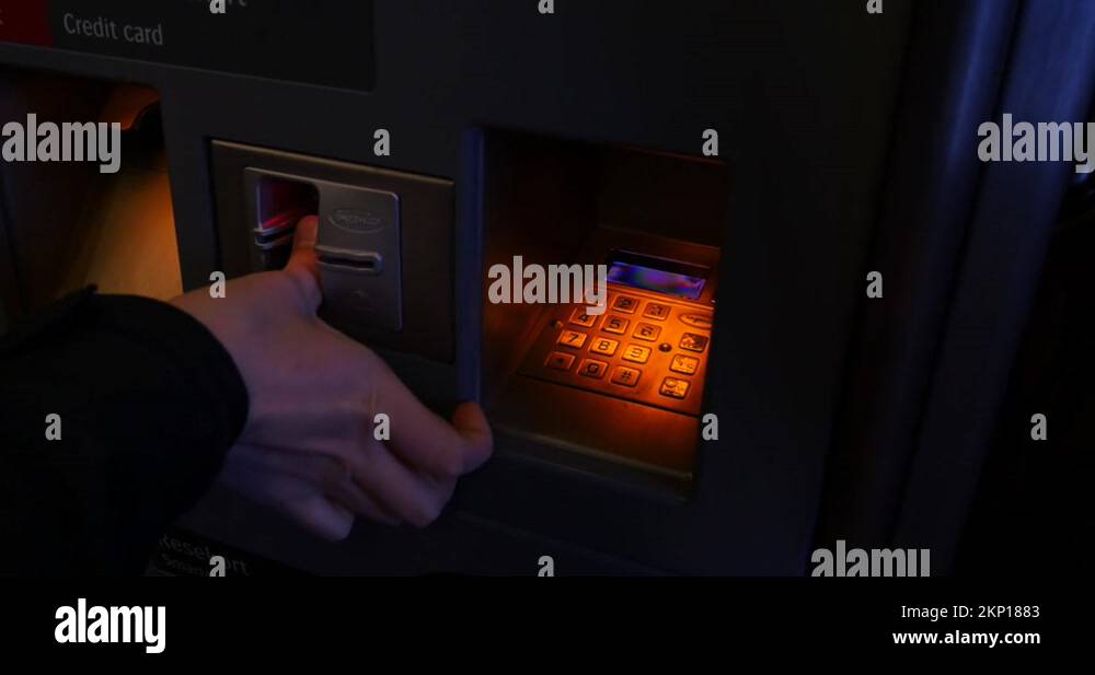 Atm banking machine Stock Videos & Footage - HD and 4K Video Clips - Alamy