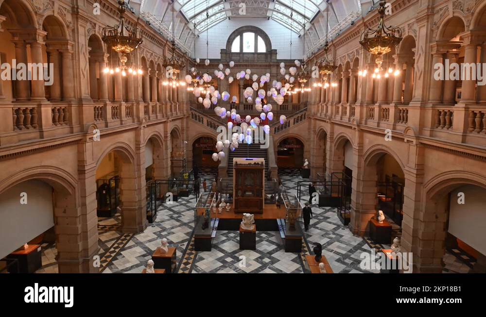 Glasgow museum kelvingrove art gallery and museum Stock Videos ...