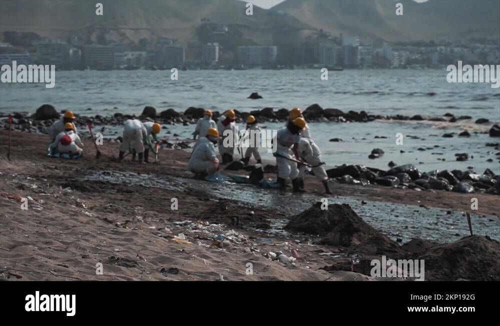 Oil spill beach clean Stock Videos & Footage - HD and 4K Video Clips ...