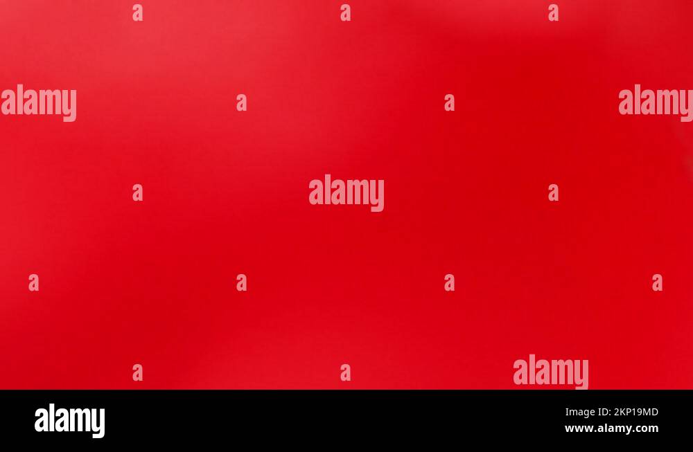 Red paper confetti hearts flying on chroma key green screen background ...