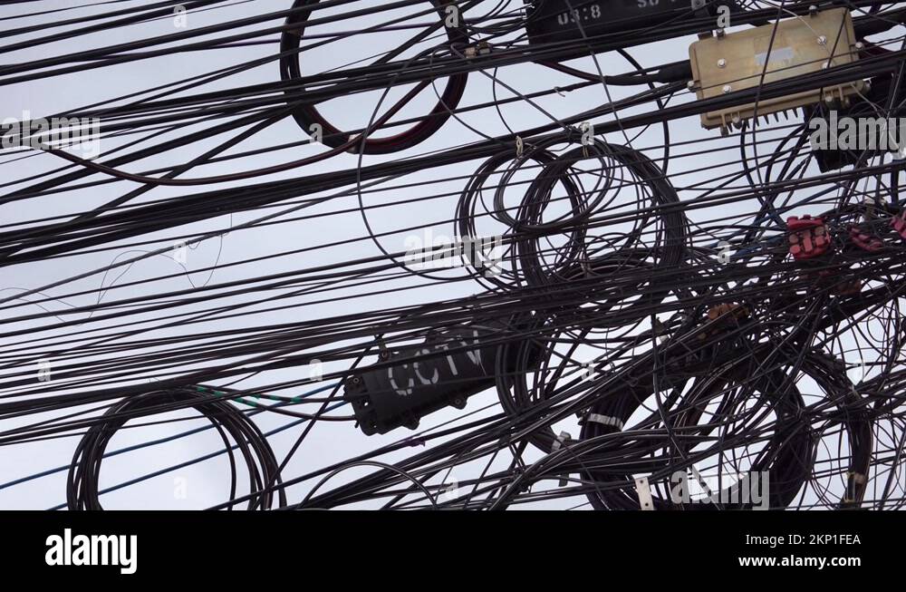 Tangled cables and wires Stock Videos & Footage - HD and 4K Video Clips ...
