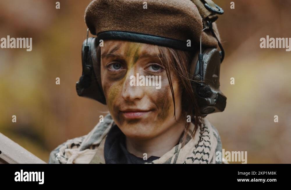 Soldier face paint Stock Videos & Footage - HD and 4K Video Clips - Alamy