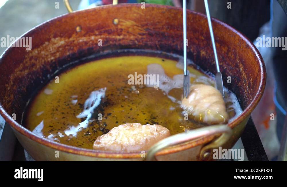 Deep fried chinese mantou bun Stock Videos & Footage - HD and 4K Video ...