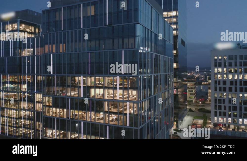 Windows and skyscrapers and downtown offices Stock Videos & Footage ...