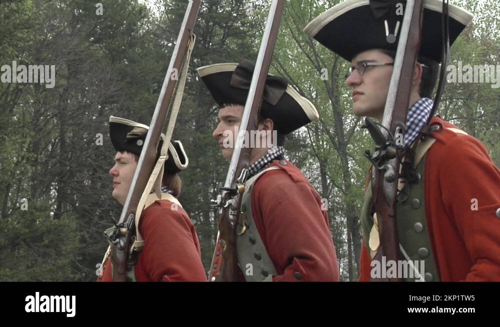 British Soldiers of the French & Indian War era with muskets - in ...