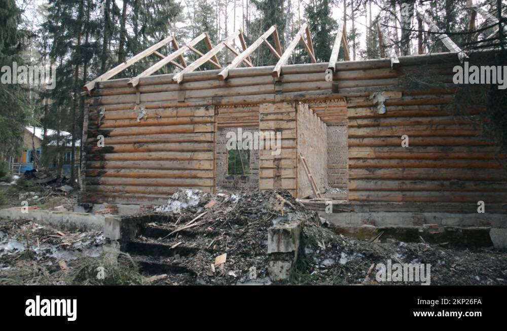 Destroyed wooden house Stock Videos & Footage - HD and 4K Video Clips ...