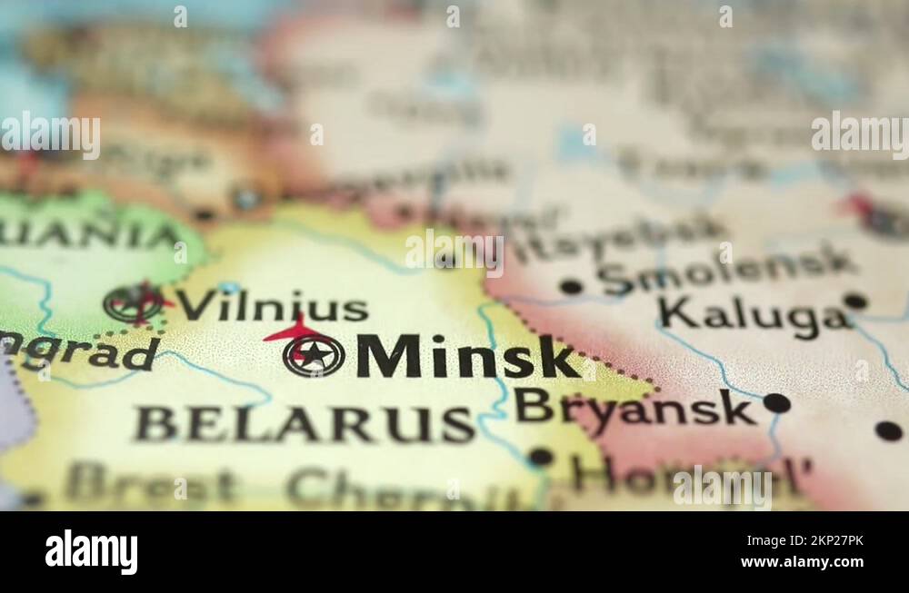Minsk belarus europe map Stock Videos & Footage - HD and 4K Video Clips ...