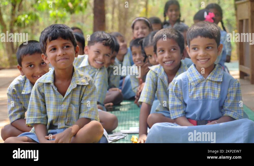 Indian school kids in uniform Stock Videos & Footage - HD and 4K Video ...