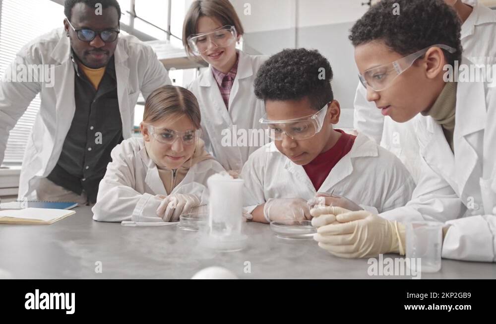 Chemistry lab classroom smoke Stock Videos & Footage - HD and 4K Video ...