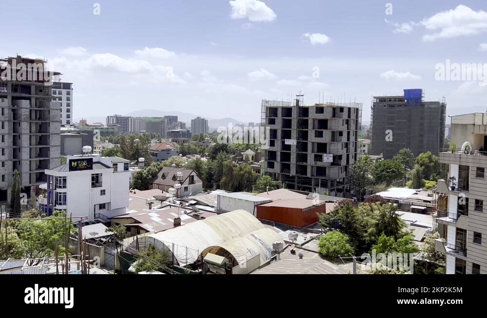slow skyline pan of addis ababa in 4k Stock Video Footage - Alamy