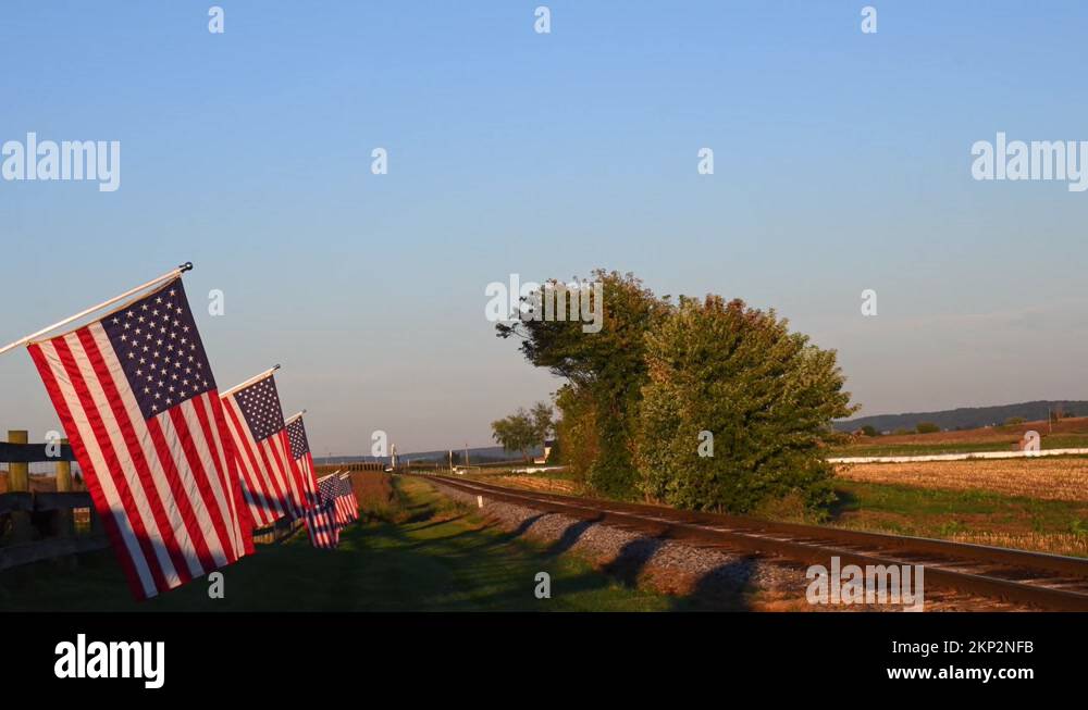 Steam train locomotive american flag Stock Videos & Footage - HD and 4K ...