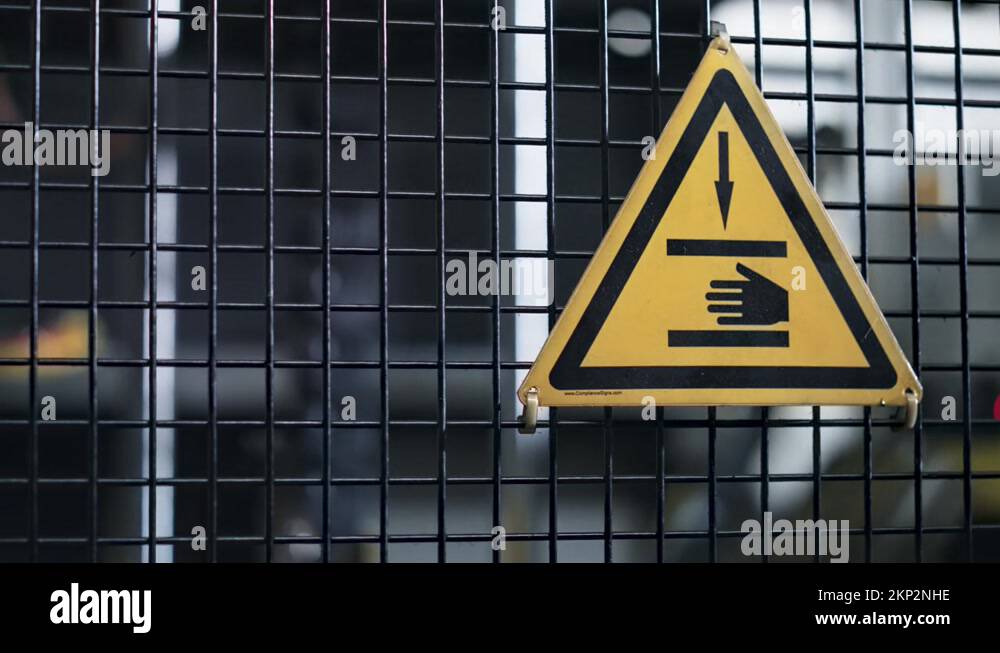Machine and danger sign and factory Stock Videos & Footage - HD and 4K ...