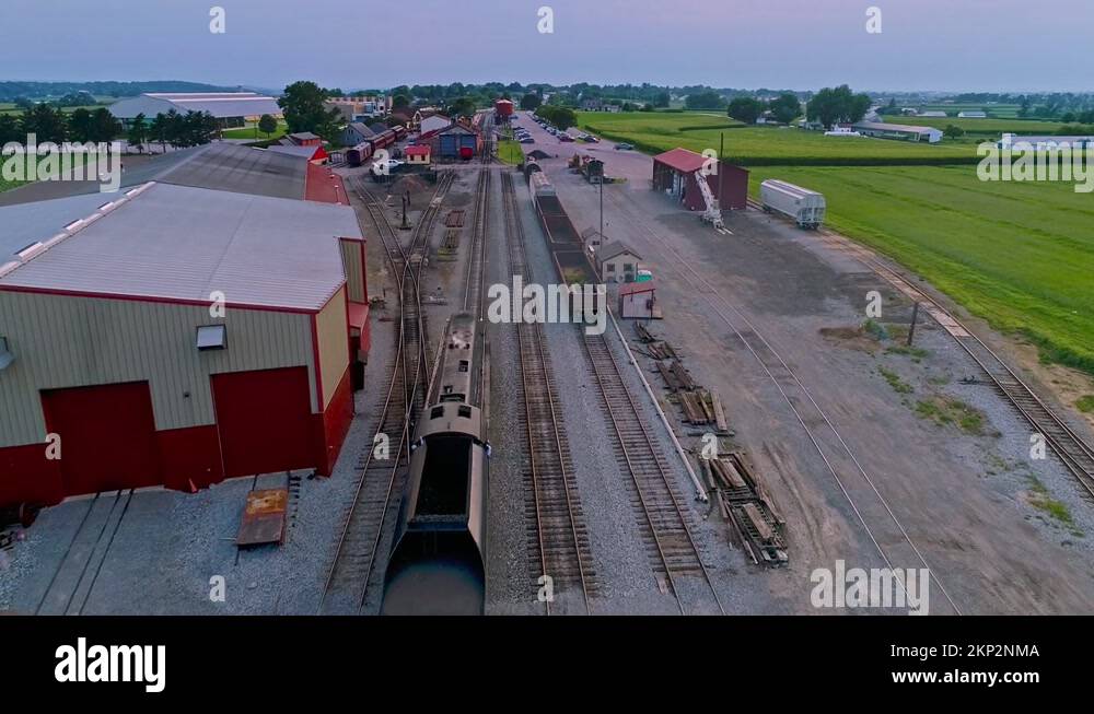 Steam passenger and freight train railway travel Stock Videos & Footage ...