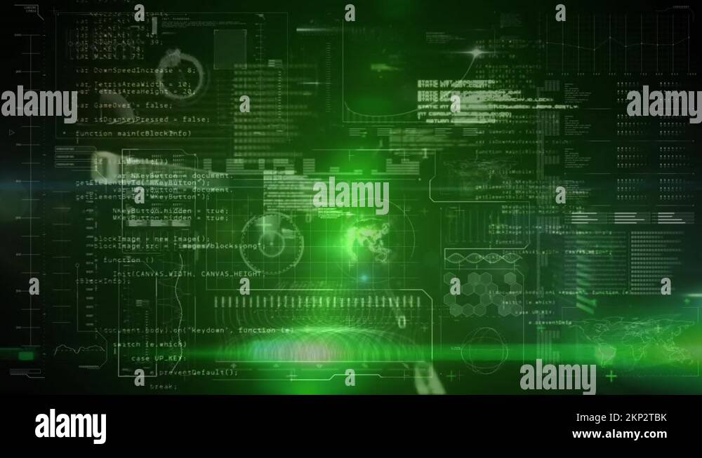 Animation interface data information processing Stock Videos & Footage ...