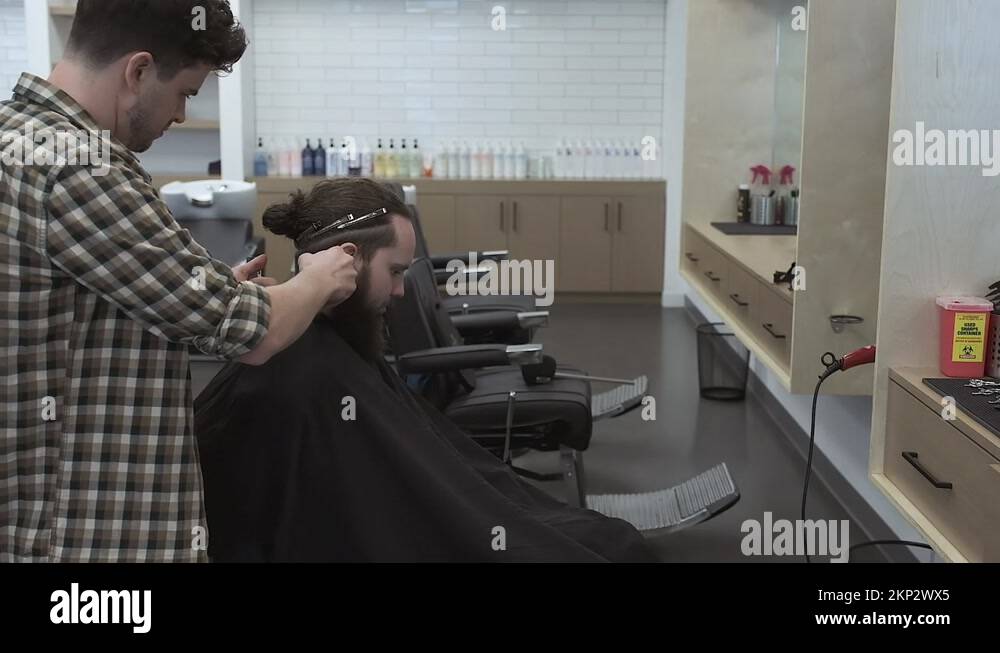 Neck hairline man Stock Videos & Footage - HD and 4K Video Clips - Alamy