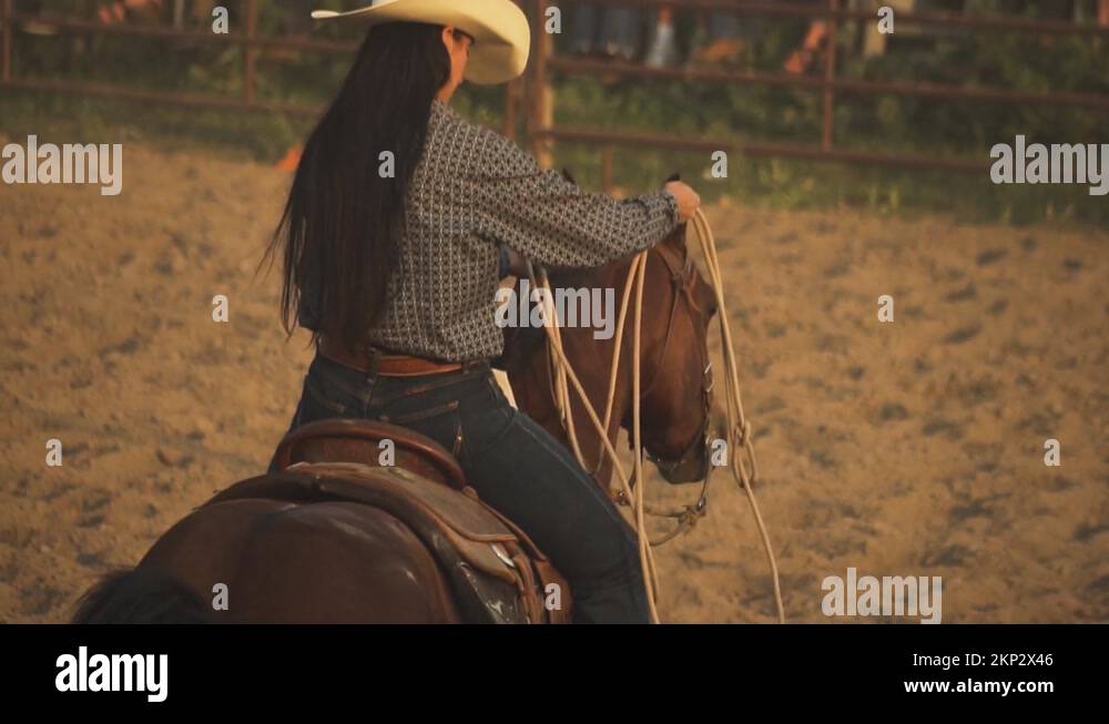 Cowgirl horse ranch lasso Stock Videos & Footage - HD and 4K Video ...