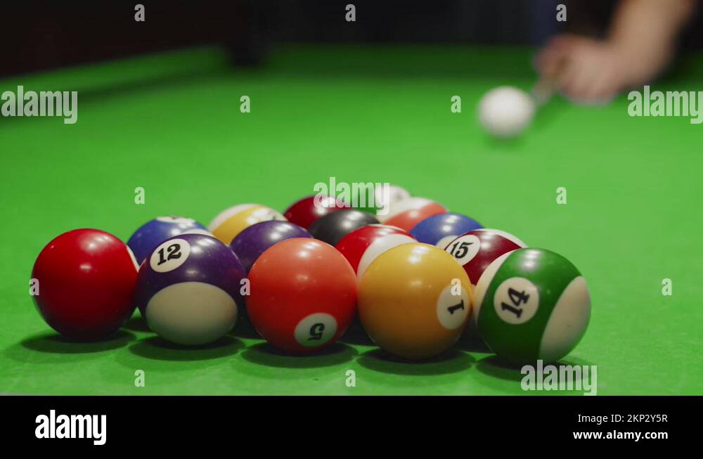Billiard balls in formation Stock Videos & Footage - HD and 4K Video ...