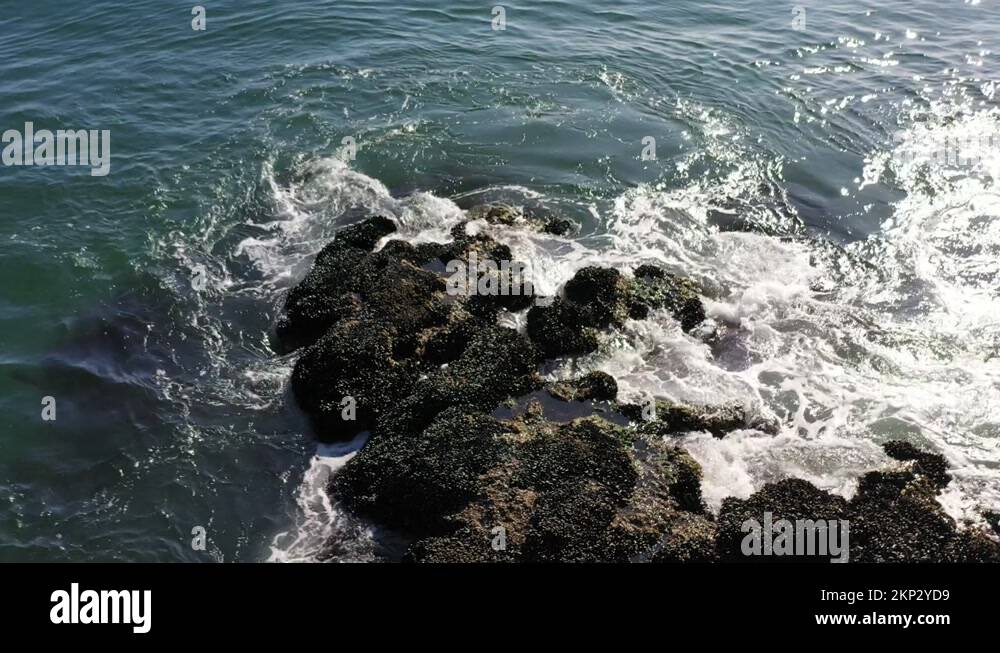 Ocean waves and jagged rocks Stock Videos & Footage - HD and 4K Video ...