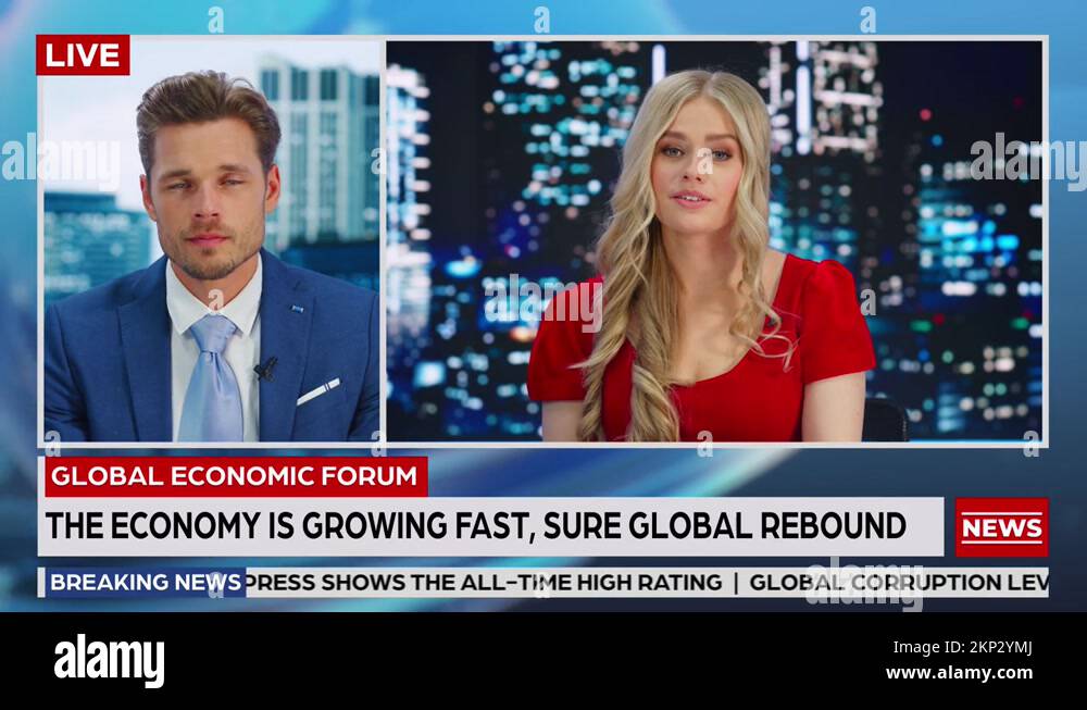 International news anchor Stock Videos & Footage - HD and 4K Video ...