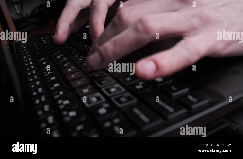 Keyboard computer laptop keys typing type button alphabet Stock Videos ...