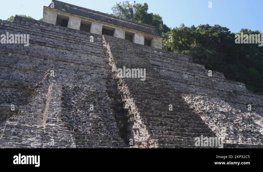 Ancient Mayan Pyramid Ruins in Mexico Stock Video Footage - Alamy