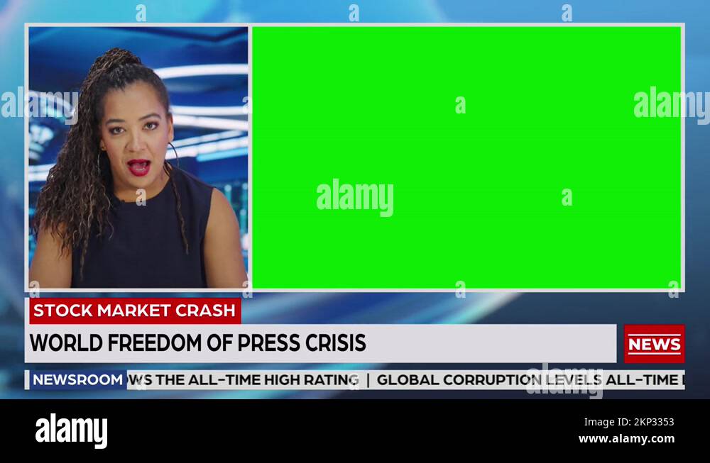 Tv news screen Stock Videos & Footage - HD and 4K Video Clips - Alamy