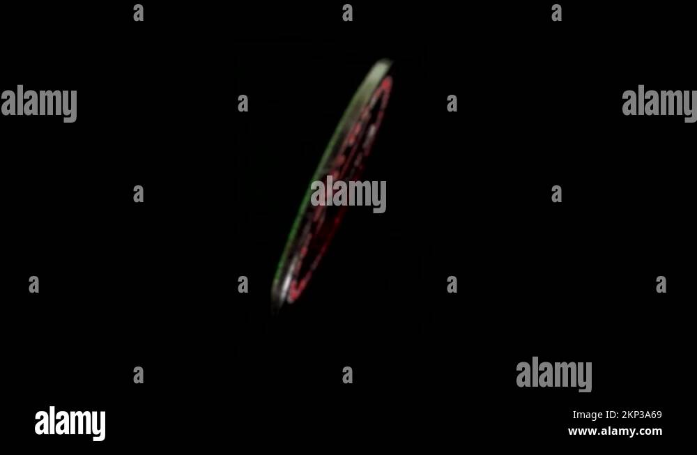 Silver Doge Coin Heads Red Green Black Background 4K 60 FPS Slow Motion ...