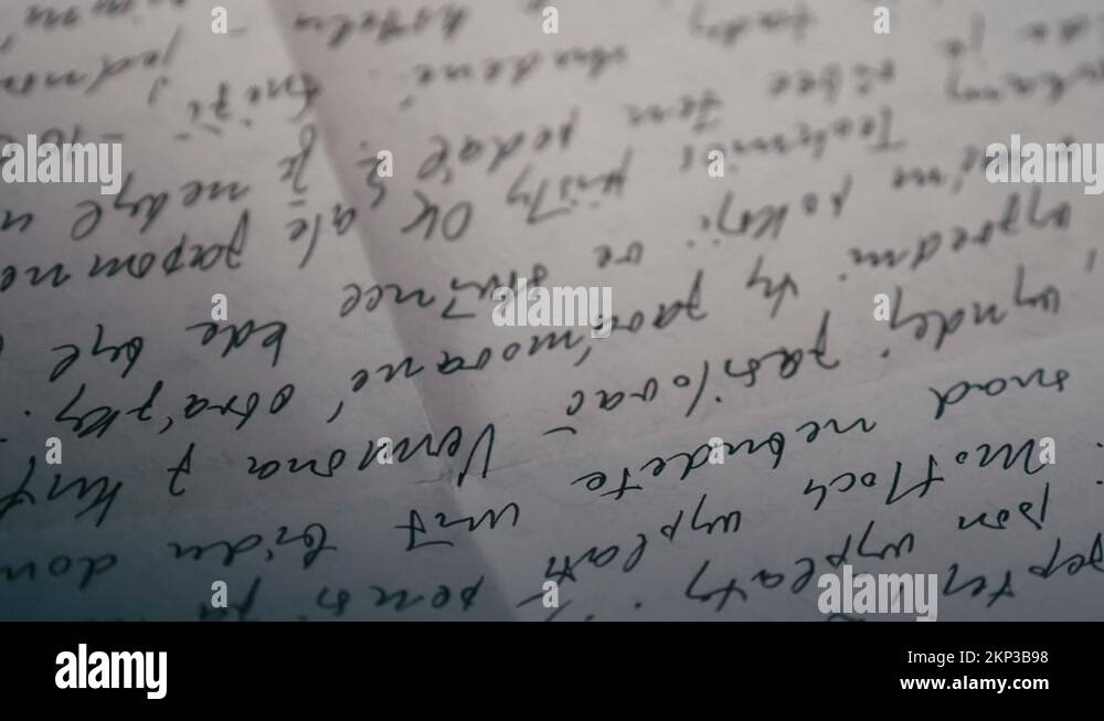 Personal letters Stock Videos & Footage - HD and 4K Video Clips - Alamy