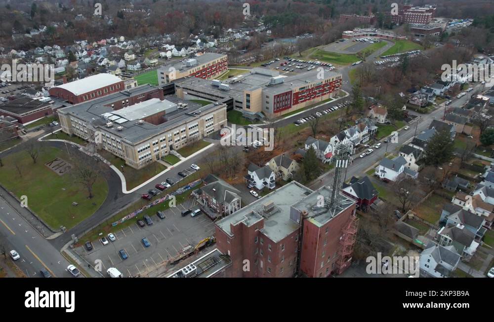 Architecture historic buildings new high school building Stock Videos ...