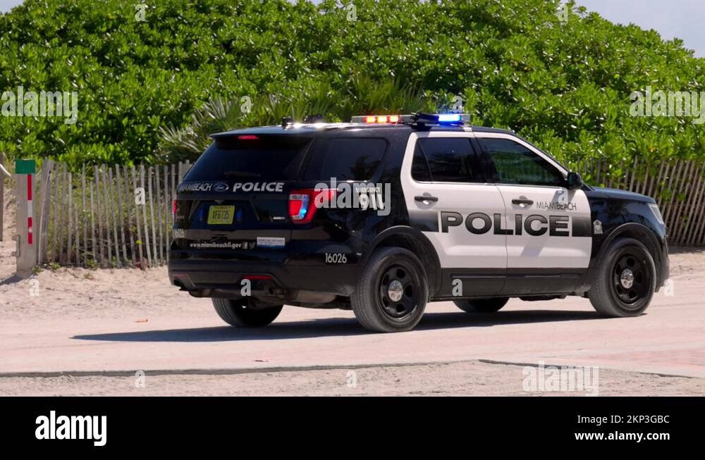 Miami beach police car Stock Videos & Footage - HD and 4K Video Clips ...