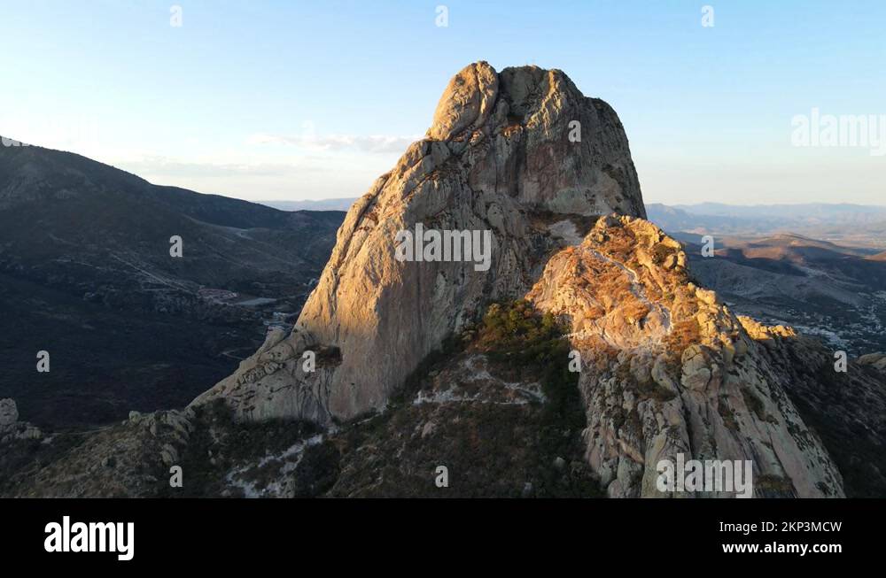 4K, Peña de Bernal, Monolith, Bernal Pueblo Magico, Queretaro, Mexico ...