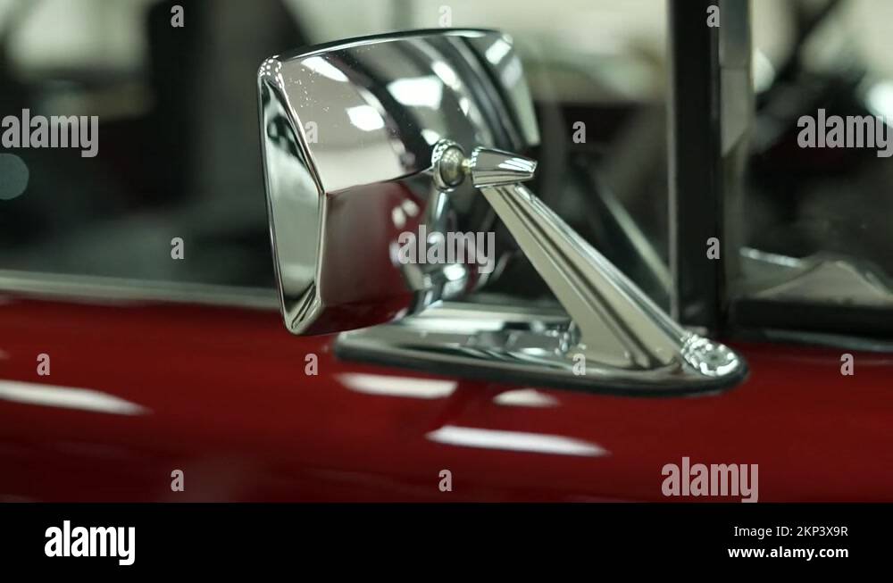 Vintage classic car mirror Stock Videos & Footage - HD and 4K Video ...