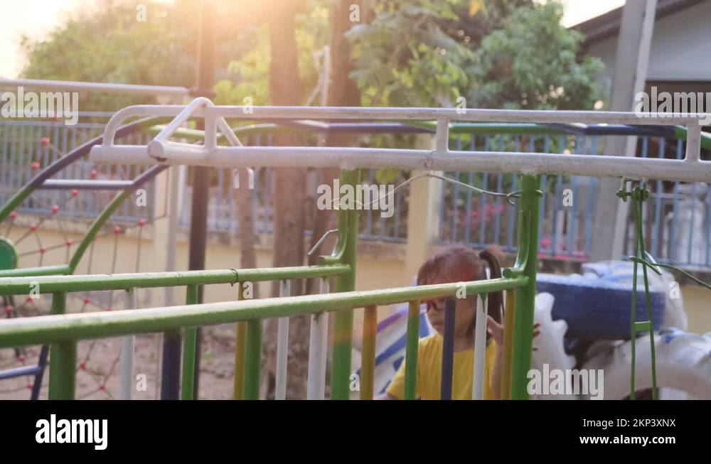 Happy children playing in playground Stock Videos & Footage - HD and 4K ...