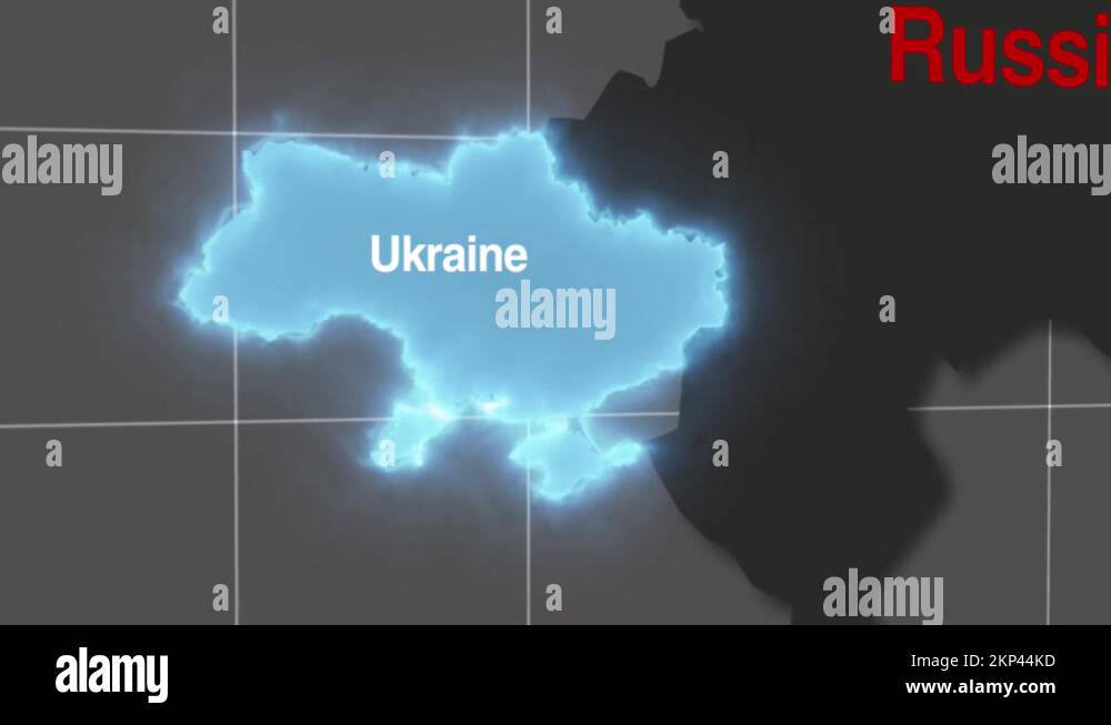 Animated map of the concentration of Russian troops on the border with ...