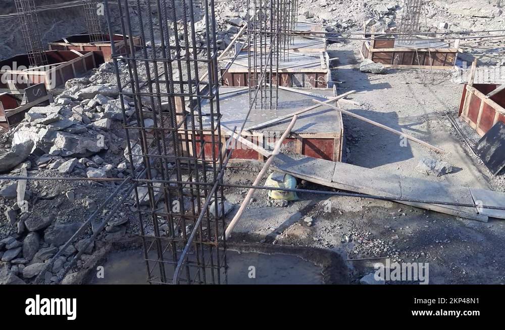 Concrete footing formwork Stock Videos & Footage - HD and 4K Video ...