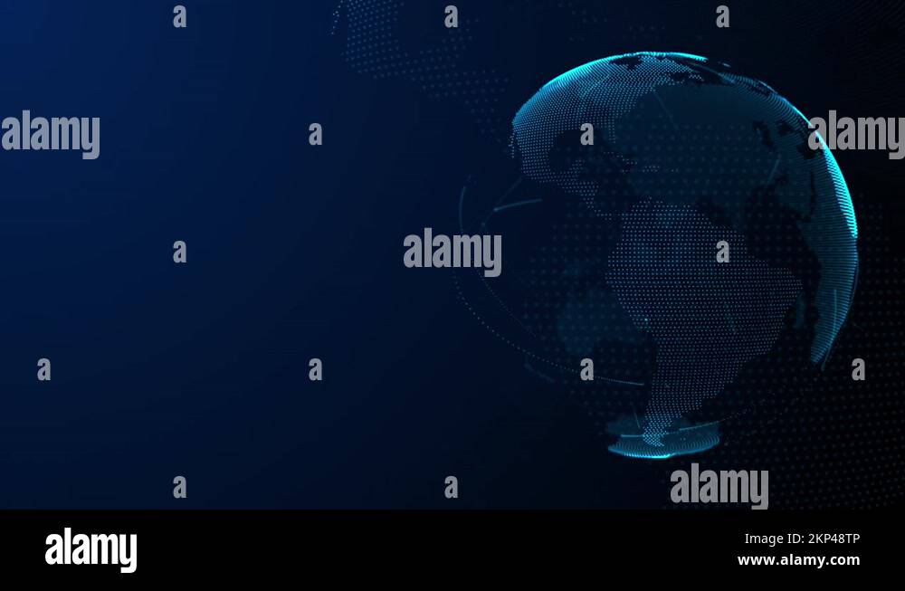 Metaverse world map globe in futuristic environment background Stock ...