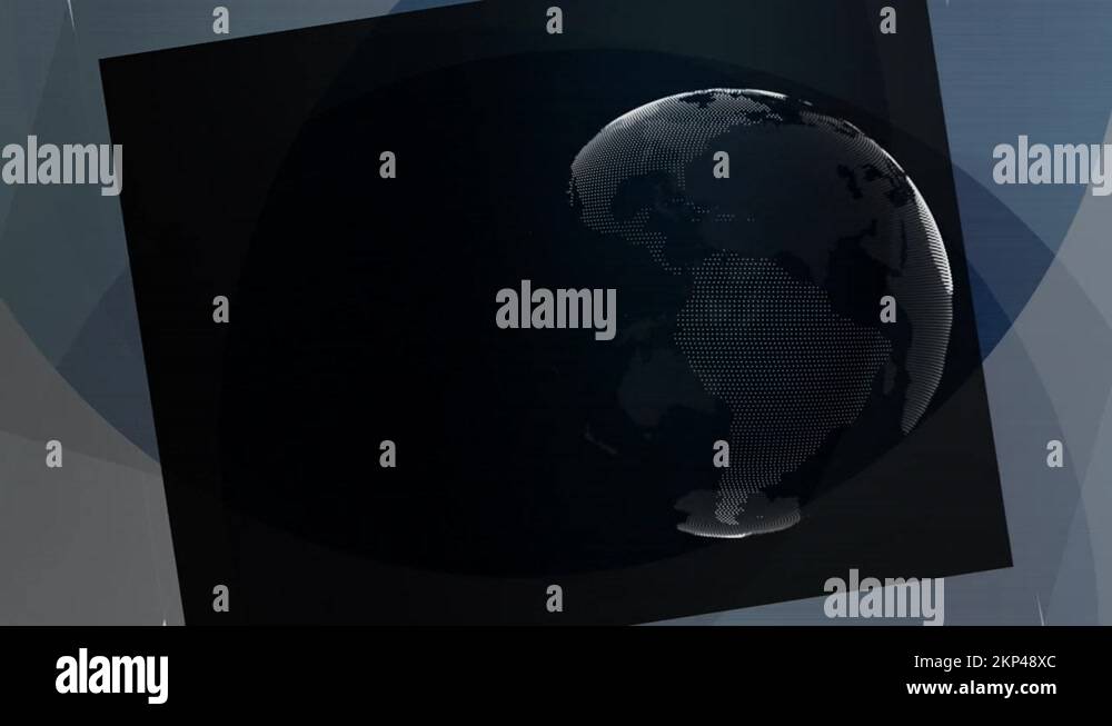 Metaverse virtual reality map globe in futuristic environment ...