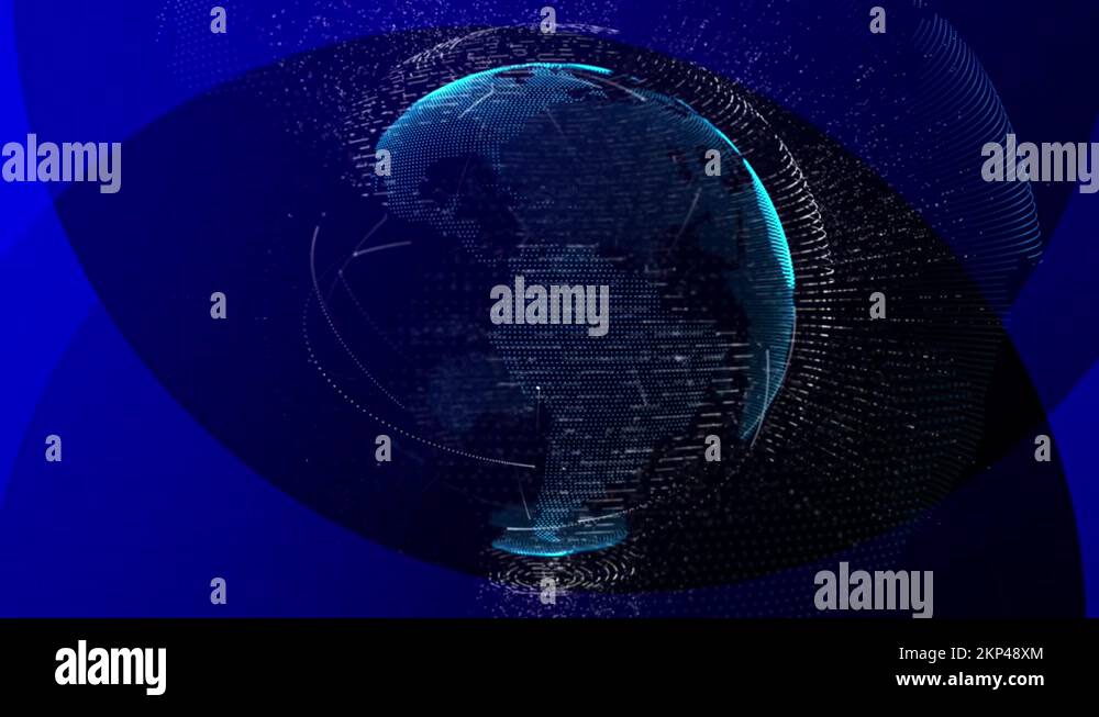 Metaverse virtual reality map globe in futuristic environment ...