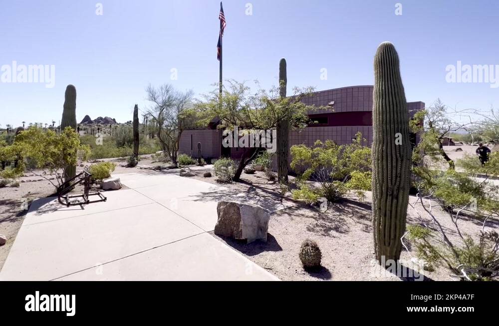 Phoenix Arizona Rest Area in Papago Park Stock Video Footage - Alamy