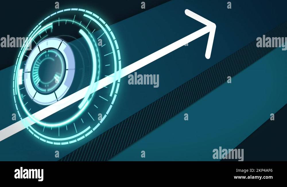Animation processing circle over blue Stock Videos & Footage - HD and ...